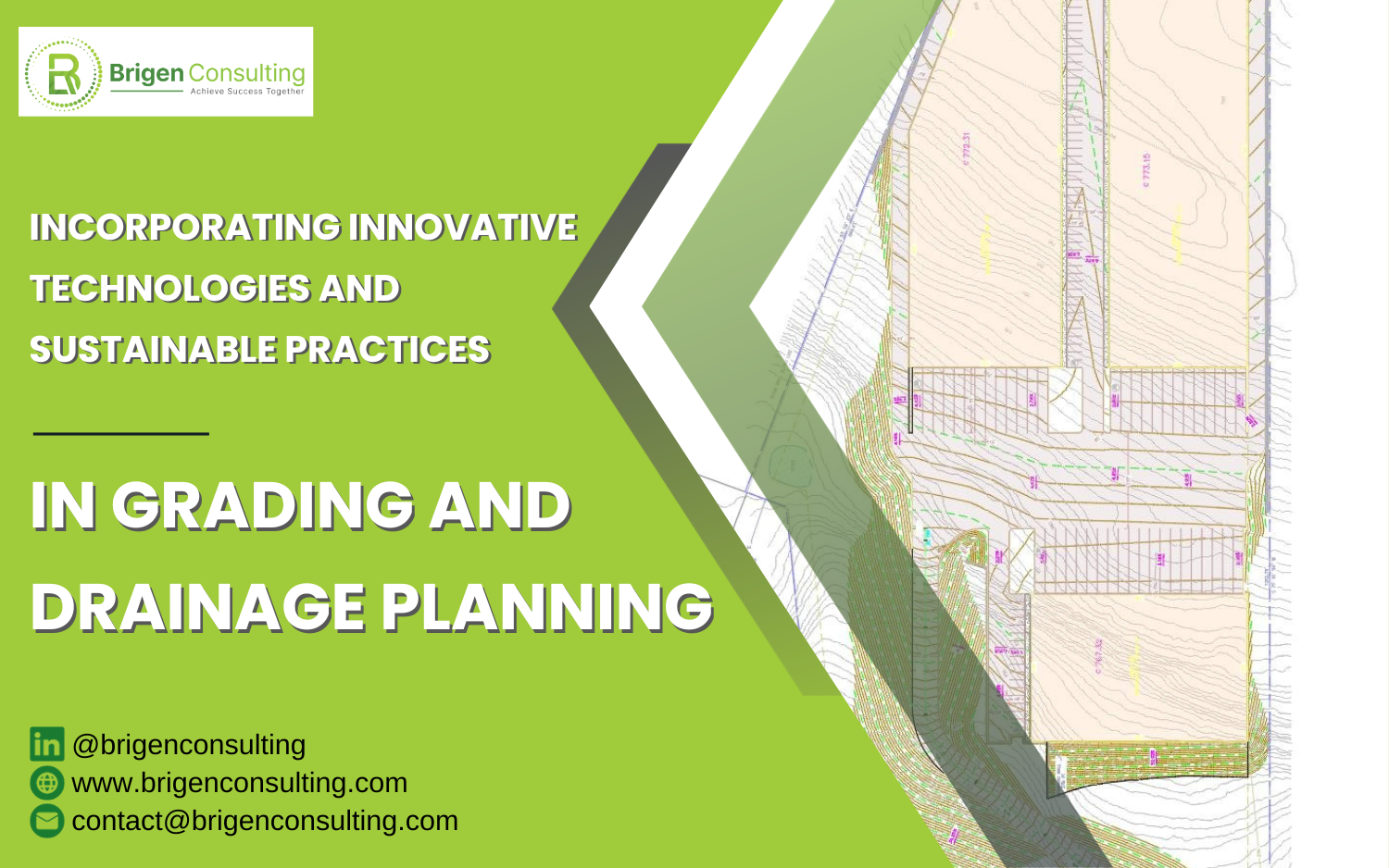 Technologies and Sustainable Practices in Grading and Drainage Planning